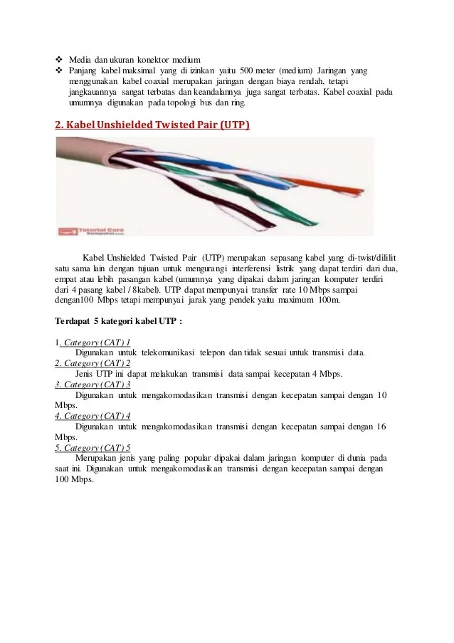 Kabel Jaringan Sinau