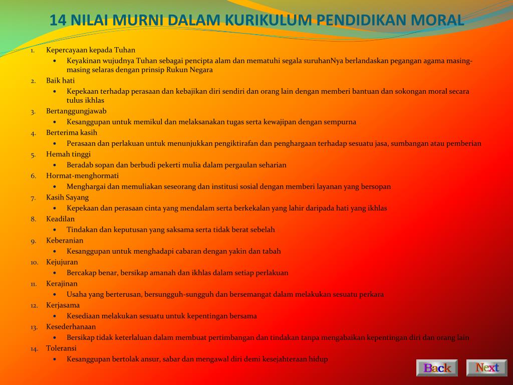 18 Nilai Murni Pendidikan Moral Tingkatan 1 Laman Blog Pendidikan