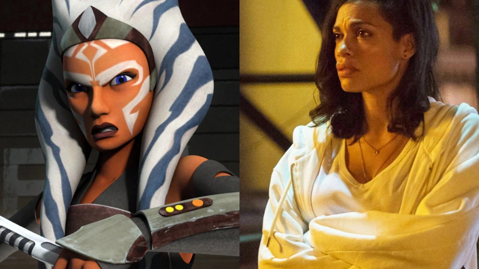 The Mandalor On Disney Rosario Dawson Plays Ahsoka Tano In Season 2