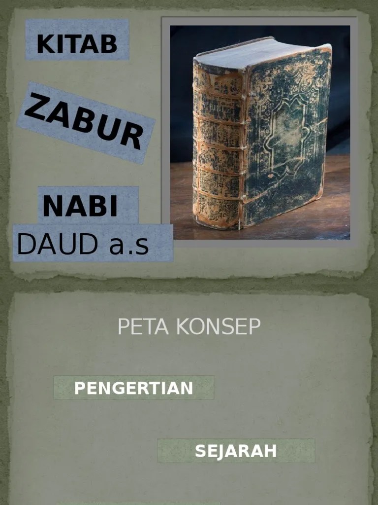 Bahasa Bagi Kitab Zabur Apa Saja Isi Pokok Kitab Suci Taurat Zabur