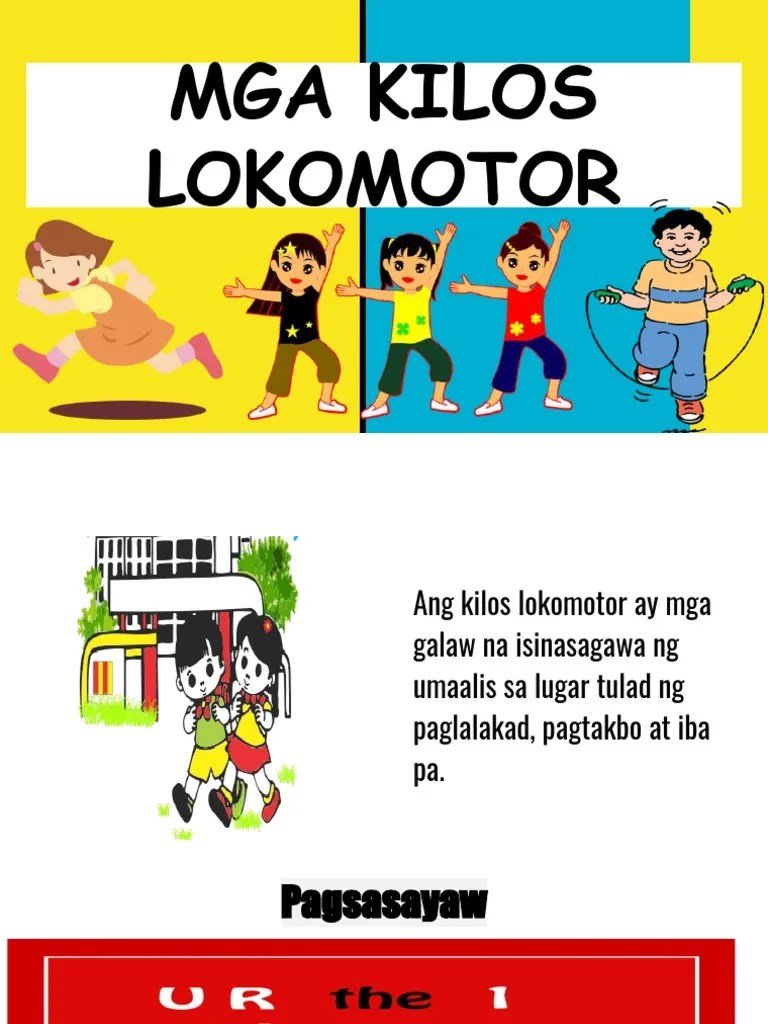 Larawan Ng Kilos Lokomotor Newspaper Journal Study Humans Human