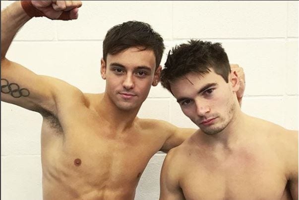 Tom Daley And Daniel Goodfellow Show Off Their Buff Physiques In New