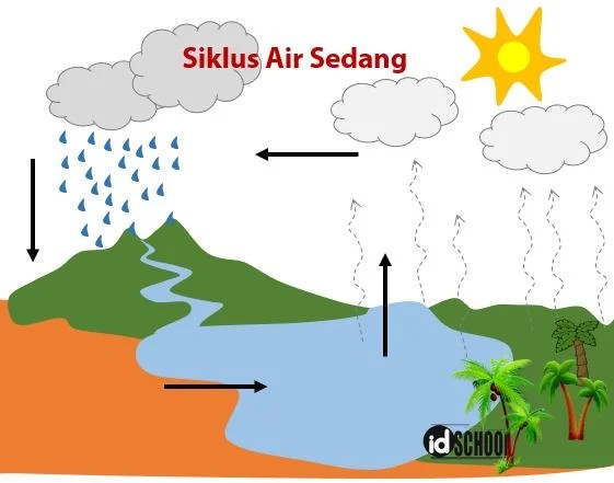 Contoh Gambar Siklus Hidrologi Ilmu