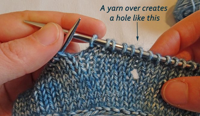 Learn To Knit For Beginners Yarn Overs And Dropped Stitches I Jo Creates