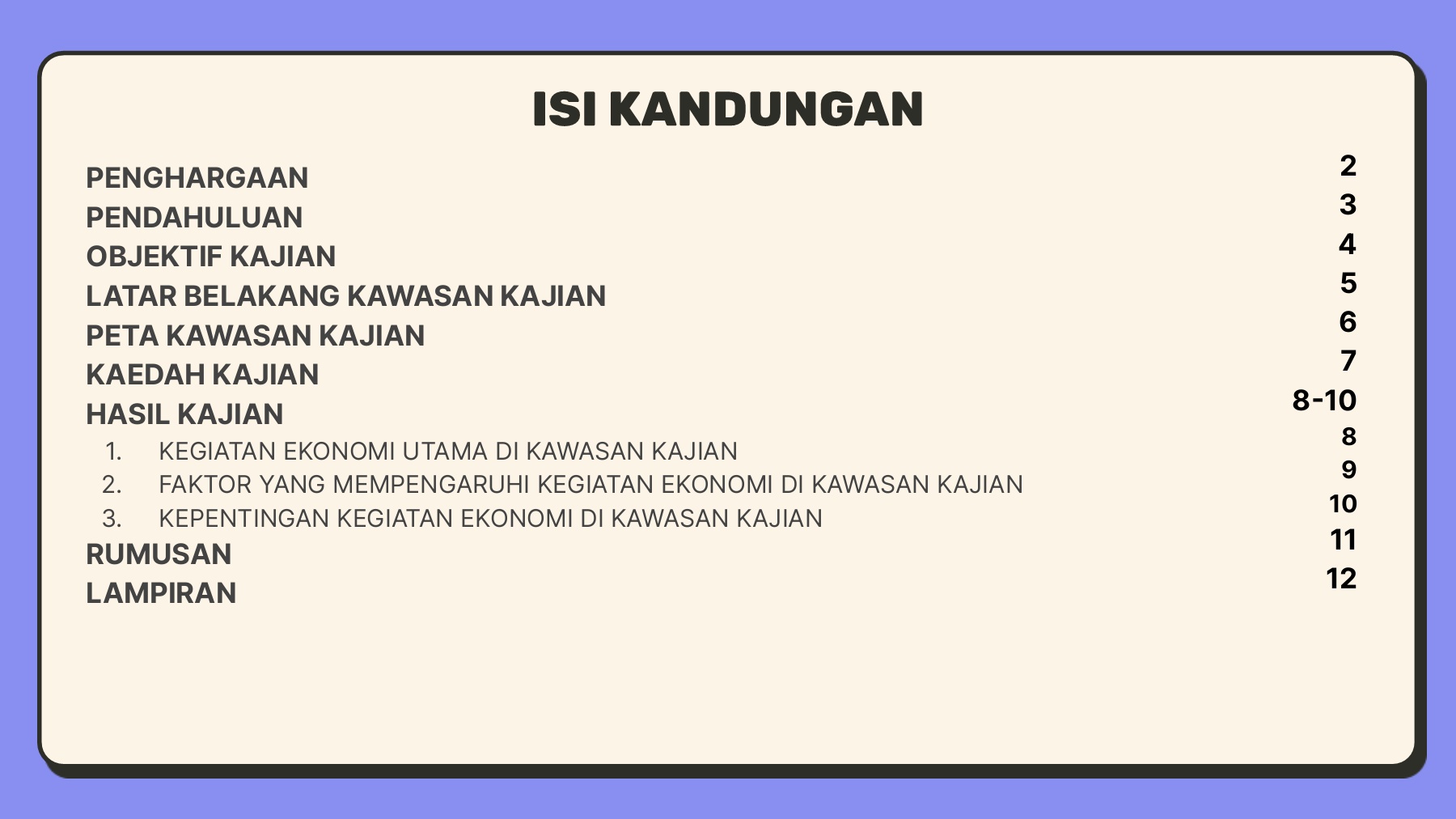 Maksud Kaedah Kajian Lapangan Contoh Objektif Kajian Tugasan Geografi