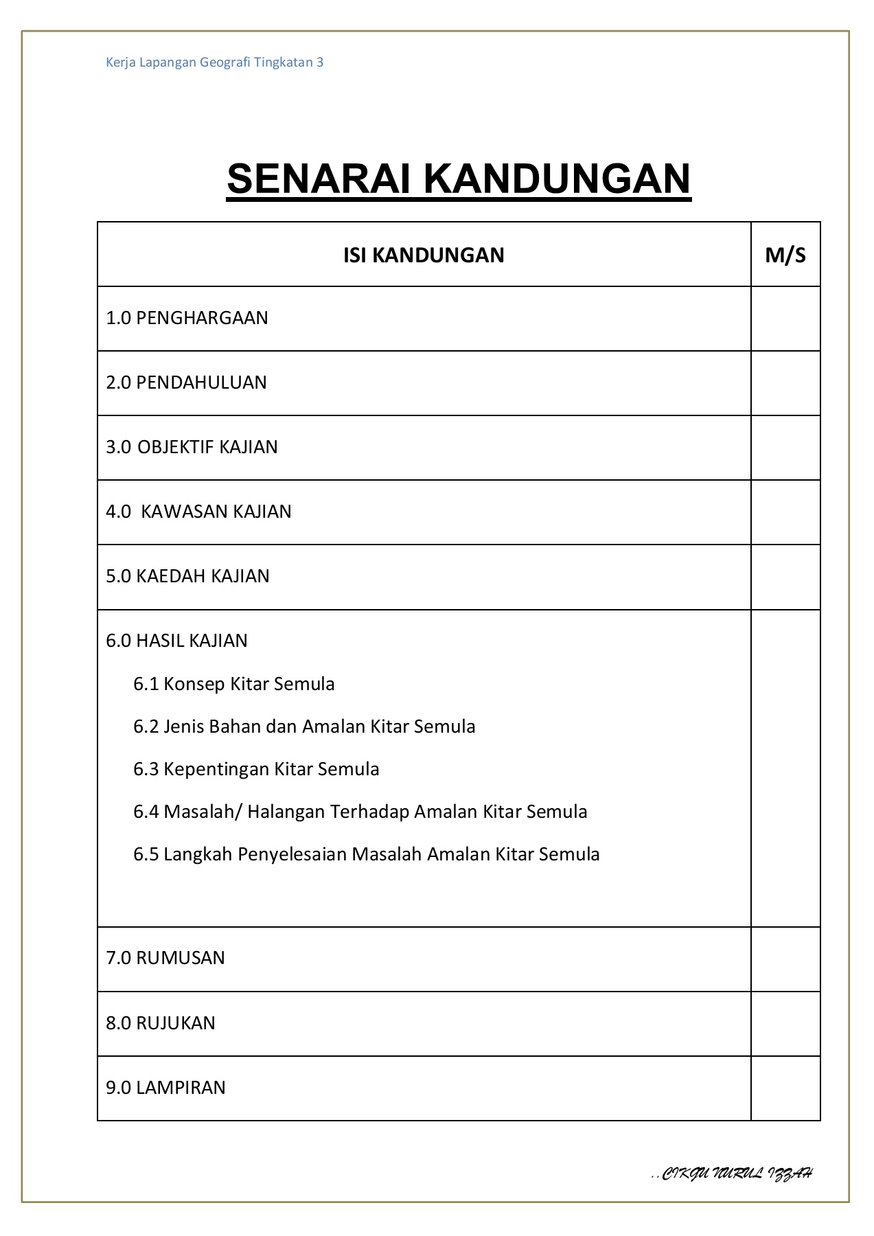 Contoh Objektif Kajian Geografi Tingkatan 3 Hasil Dapatan Kajian Pdf