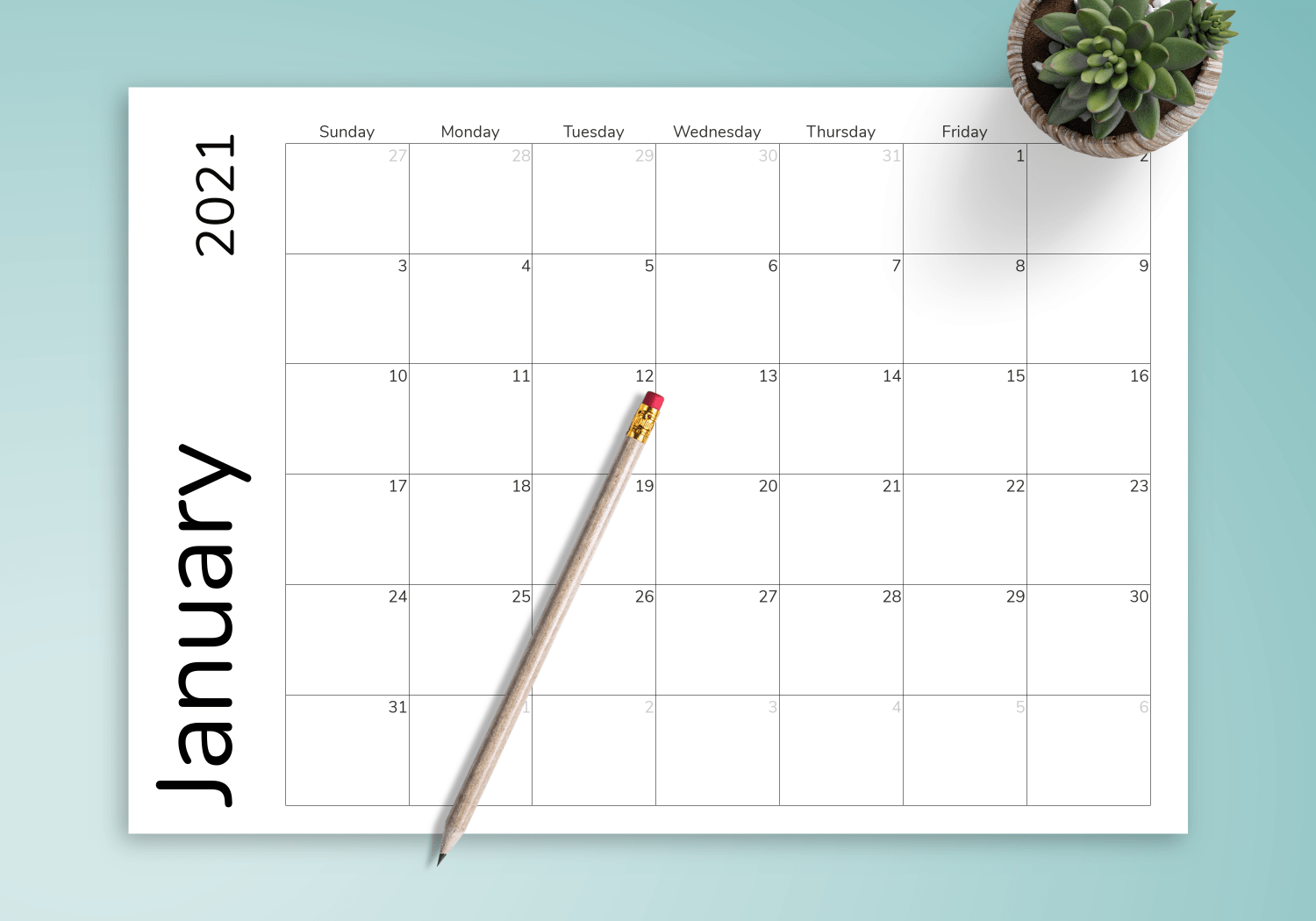 Blank Calendar Grid Printable Example Calendar Printable Blank