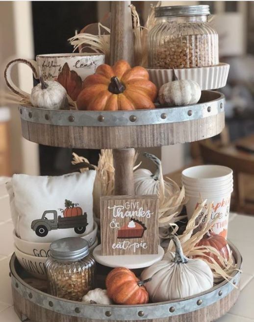 20 Best Tiered Tray Decor Ideas For Fall Of Life And Lisa