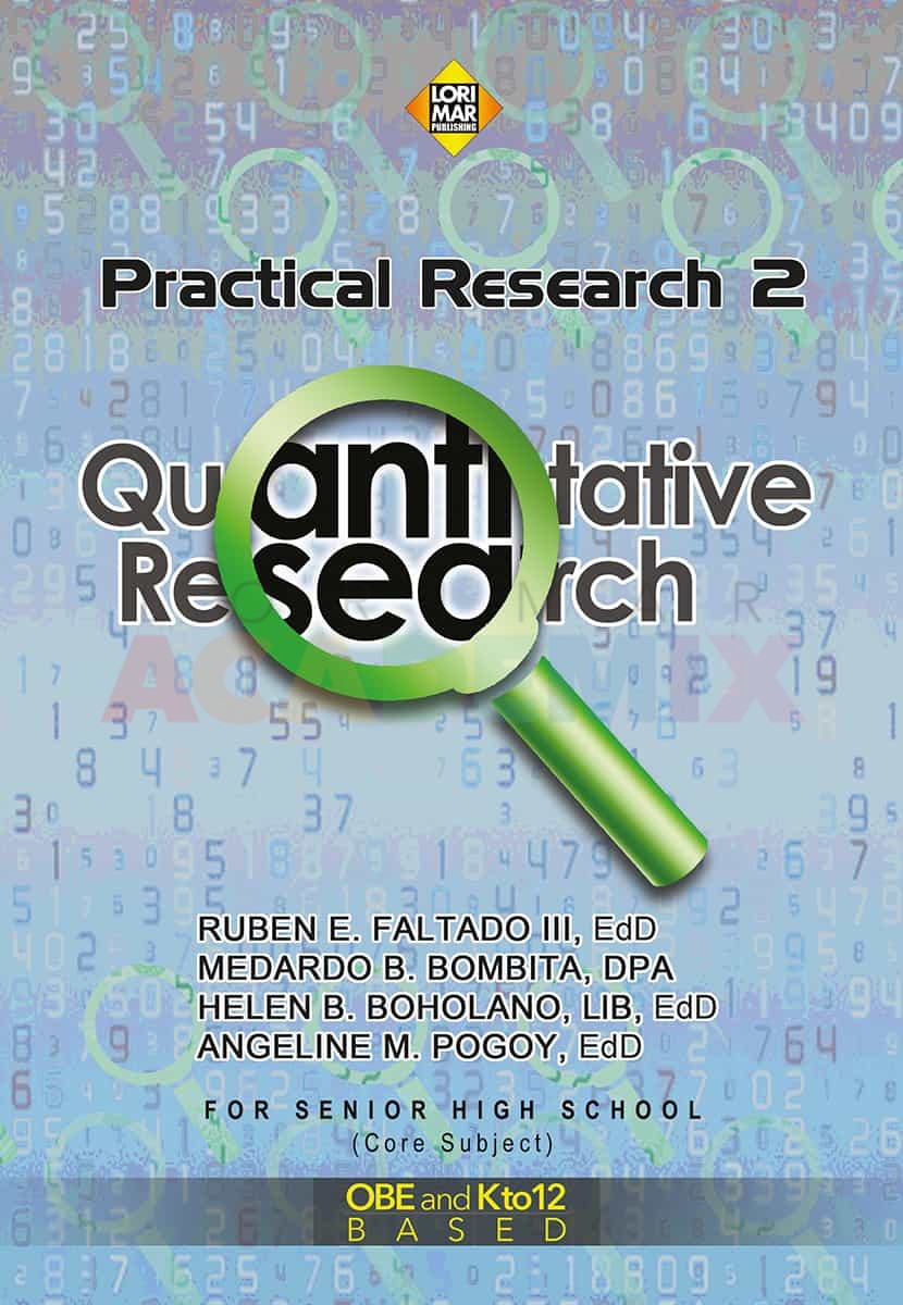 Practical Research 2 Quantitative Research For Senior High School