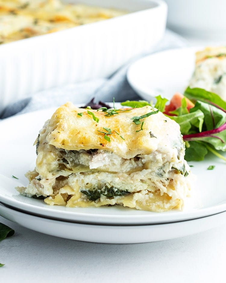 White Chicken Lasagna