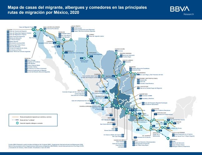 Albergues Para Migrantes En México En Zonas Estratégicas Bbva