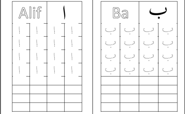 Latihan Jawi Prasekolah 6 Tahun Pdf Latihan 50 Suku Kata Terbuka Jawi