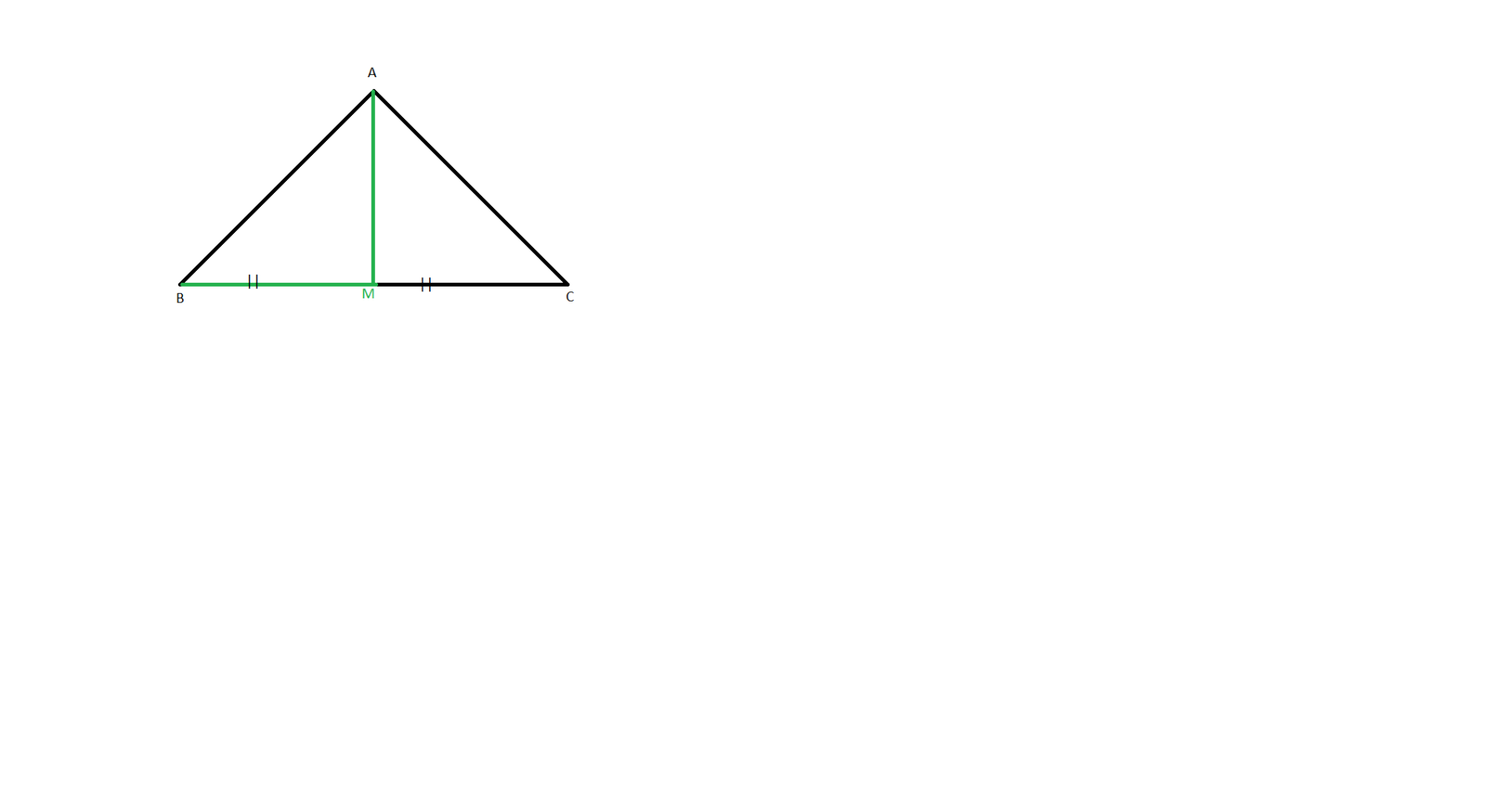 Mediana In Triunghi Concurenta Medianelor Unui Triunghi Mate Pedia