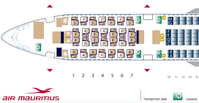 A330 900neo Seat Map