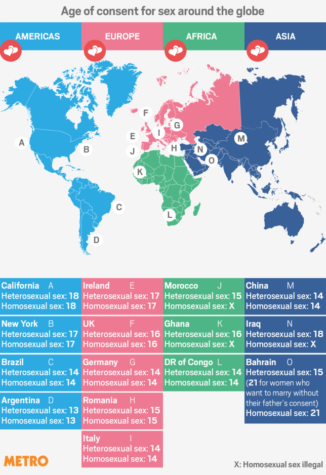 Age Of Consent World Map Kinderzimmer 2018