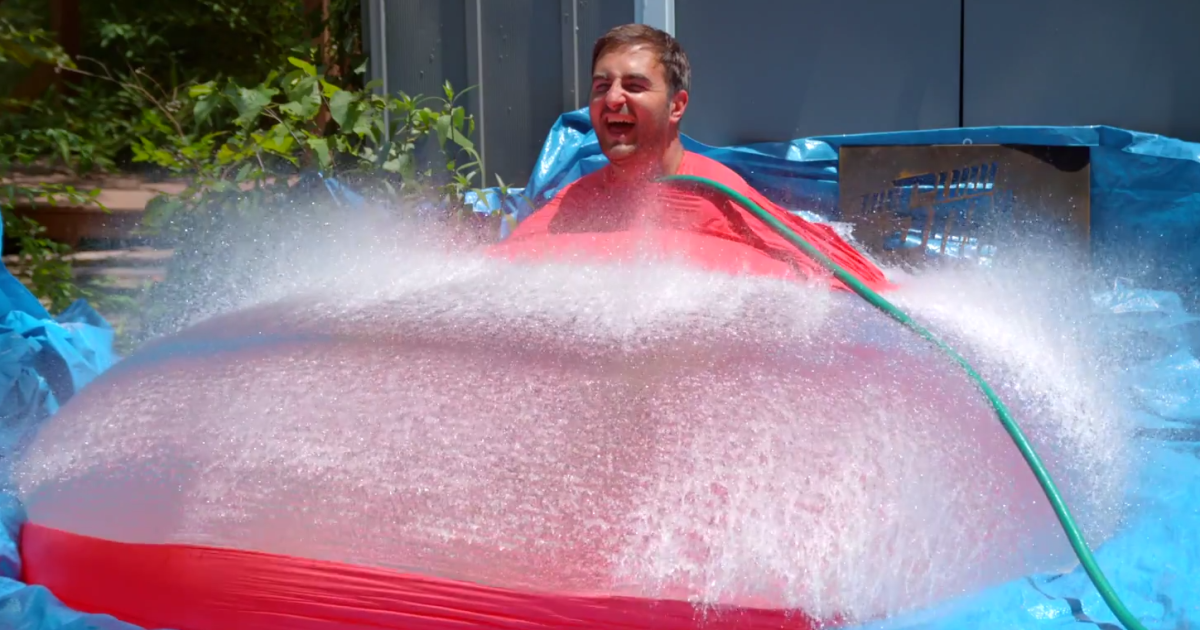 The Slow Mo Guys Are Back With The Giant Human Water Balloon Metro News