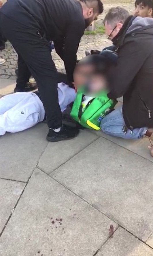 Horrifying Footage Shows Paramedics Treating Two Teenagers Moments