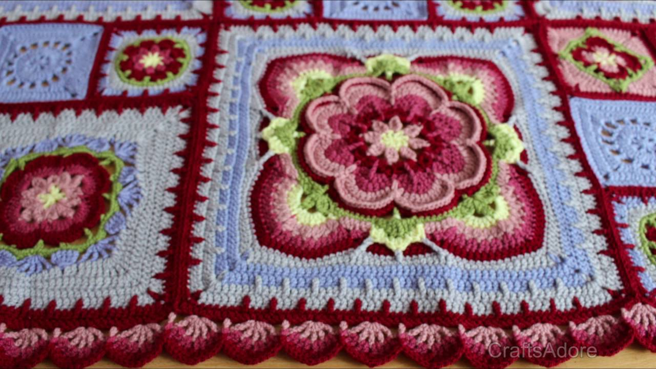 3 Magnificent Ideas Of The Free Crochet Rose Afghan Pattern My Rose Of