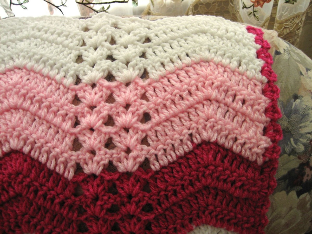 Easy Double Crochet Afghan Patterns Free Double Crochet Ripple Afghan