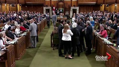 Trudeau Under Fire Accused Of Elbowing Mp In House Of Commons Watch