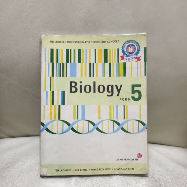 Biology Textbook Form 5 Kssm Biology Form 4 Textbook Hobbies Toys