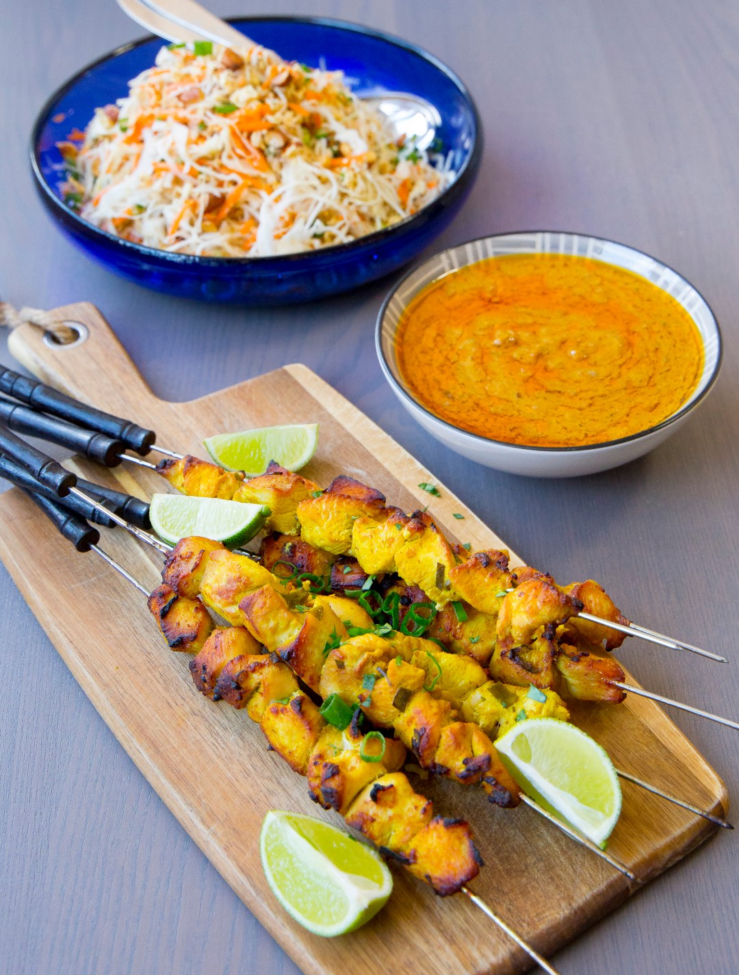 Kyckling Satay Med Jordnötssås Zeinas Kitchen