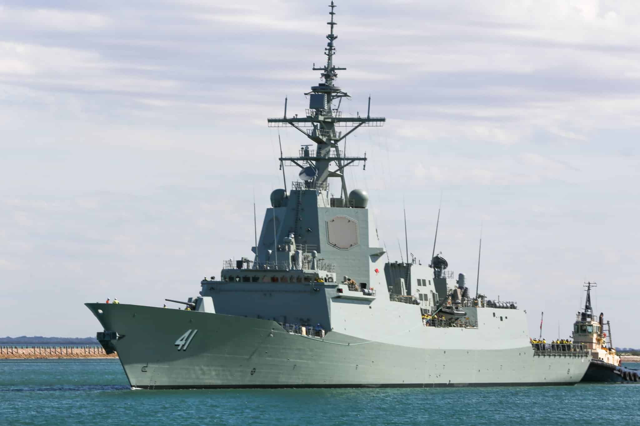 Australian Navy Commissions Second Hobart Class Destroyer Missile Threat