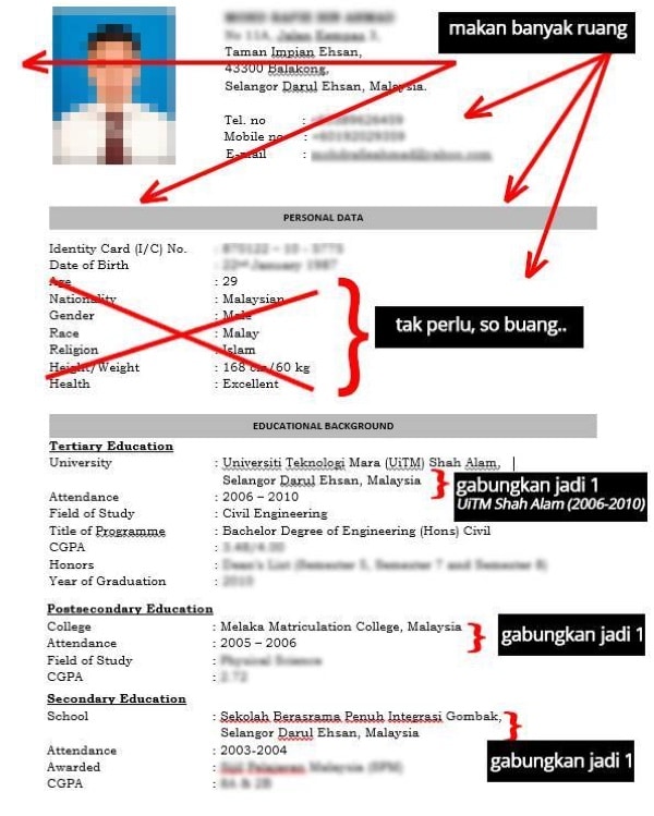 Contoh Cv Terbaik Fresh Graduate Sinyobaedgi Web Hot Sex Picture