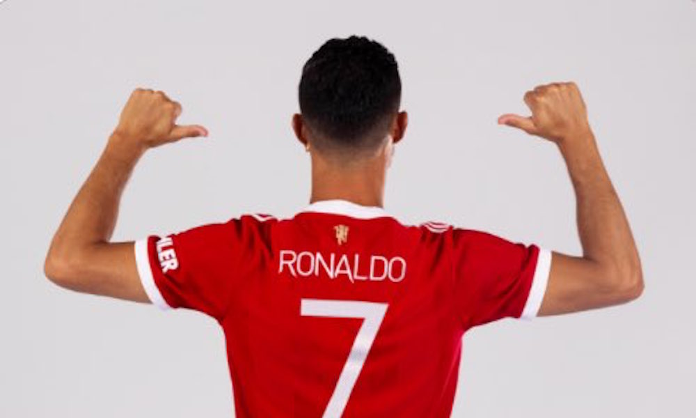 Playera De Cristiano Con Manchester United La Más Vendida De La Historia