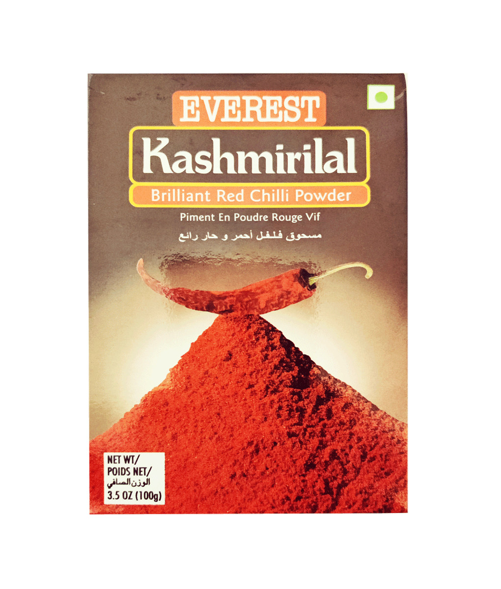 Everest Kashmirilal Brilliant Red Chilli Powder 100 G Spice Town