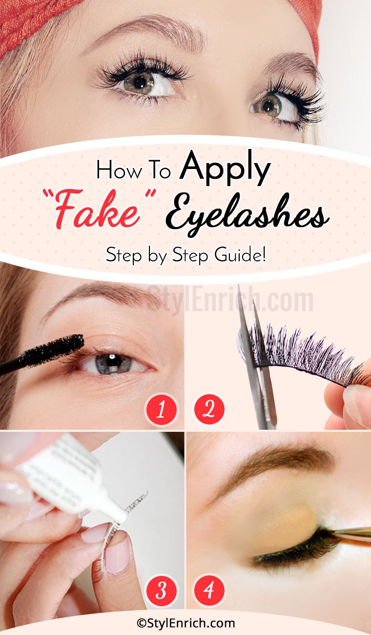 How To Apply Fake Eyelashes Step By Step Guide