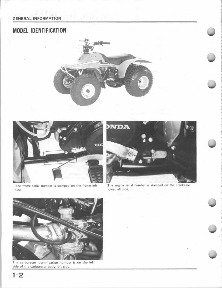 1986 Honda Fourtrax 250 Wiring Diagram