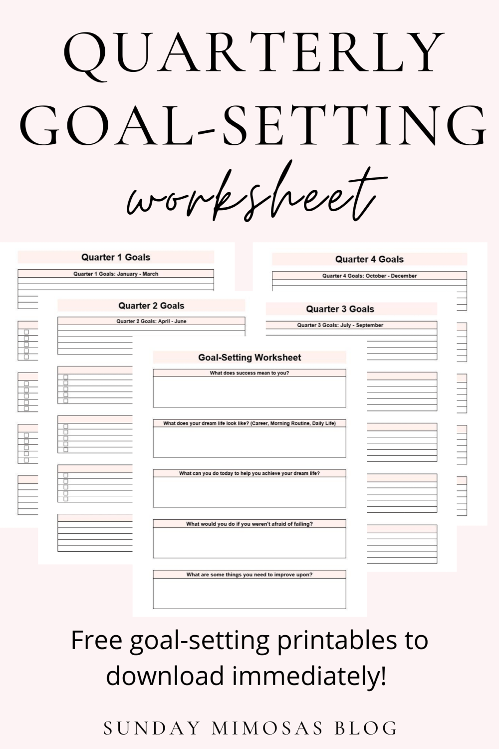 20 Fresh Monthly Goal Setting Worksheet