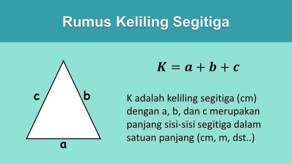 Rumus Mencari Panjang Sisi Segitiga Berbagi Catatan