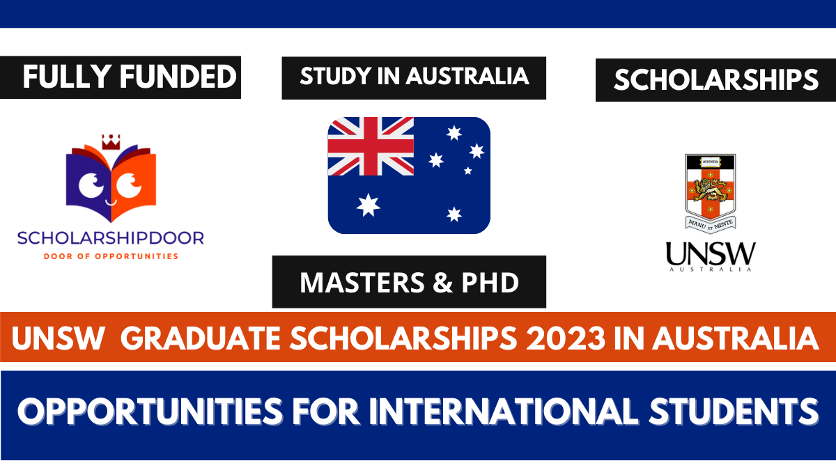 Unsw Graduate Scholarships 20223 In Australia Fully Funded