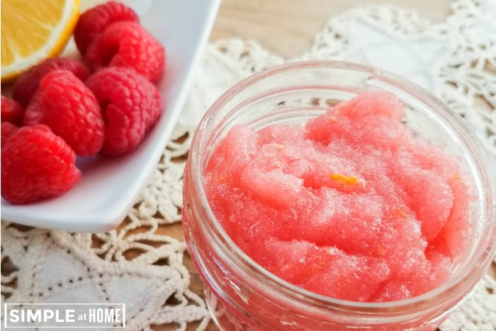 Pink Lemonade Sugar Scrub Recipe All Natural • Simple At Home