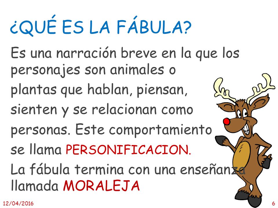 Que Es Una Fabula Y Cuales Son Sus Caracteristicas Mo