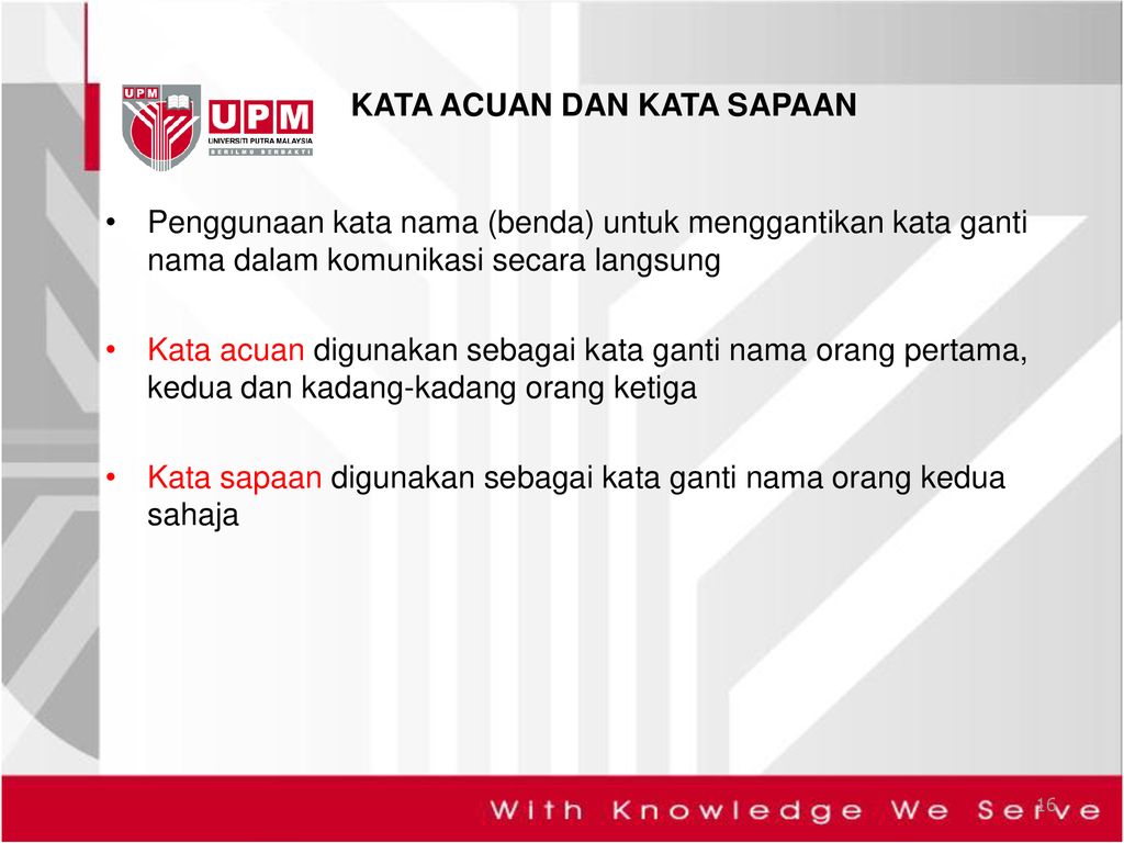 Kata Acuan Brain