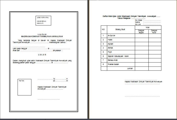 13 Contoh Format Ijazah S1 Download 2021 2022 2023 Background Riset