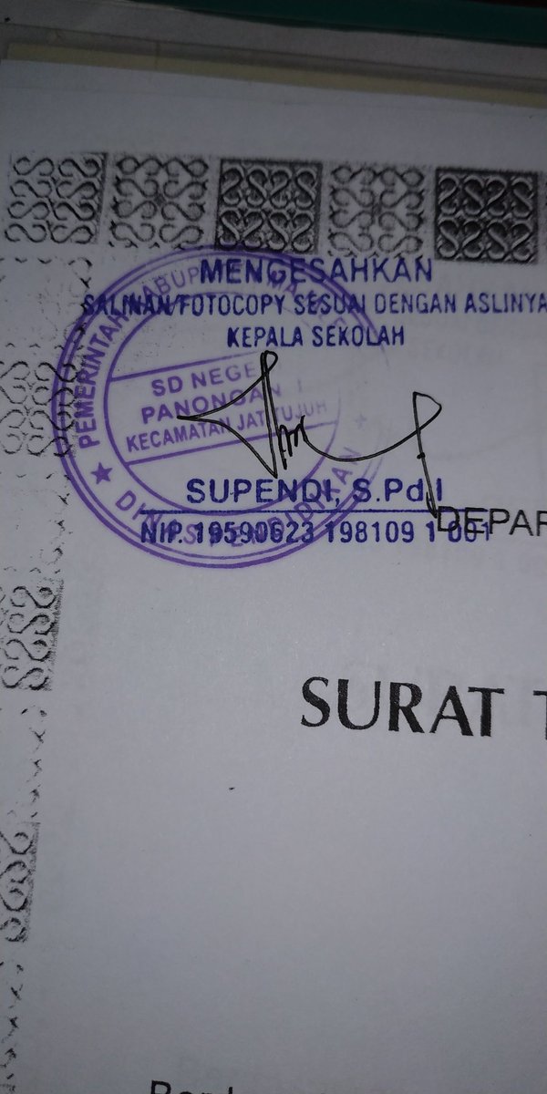 Contoh Stempel Legalisir Ijazah Smp Yang Tanda Tangan Pada Ijazah