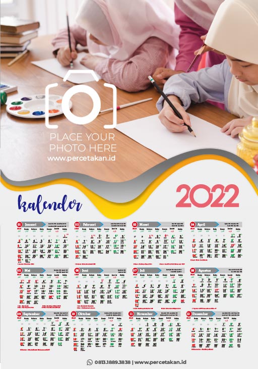 Kalender Hijriyah 2022 Pdf Template Kalender 2022 13 Toko Fadhil
