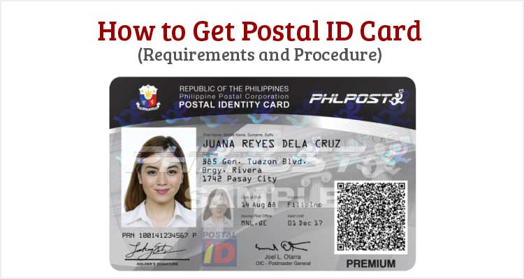 How To Get Postal Id Card Philippine Ids