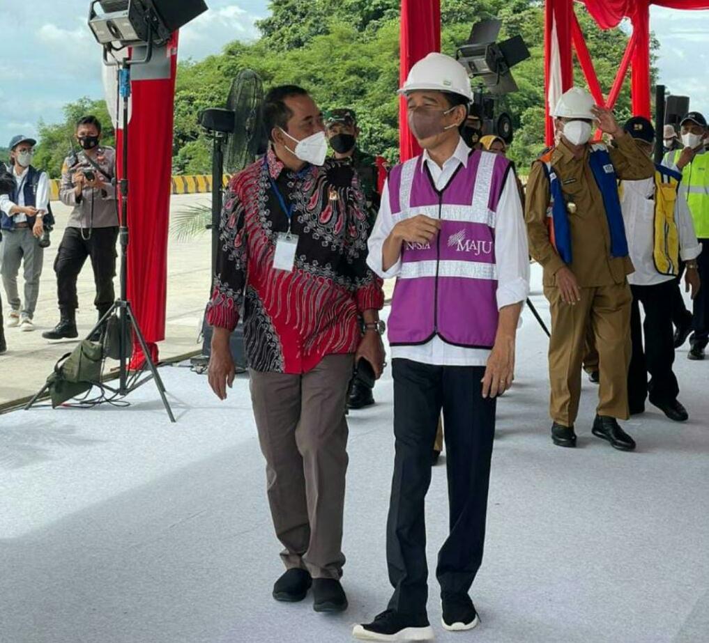 Presiden Jokowi Resmikan Jalan Tol Serang Panimbang Seksi 1