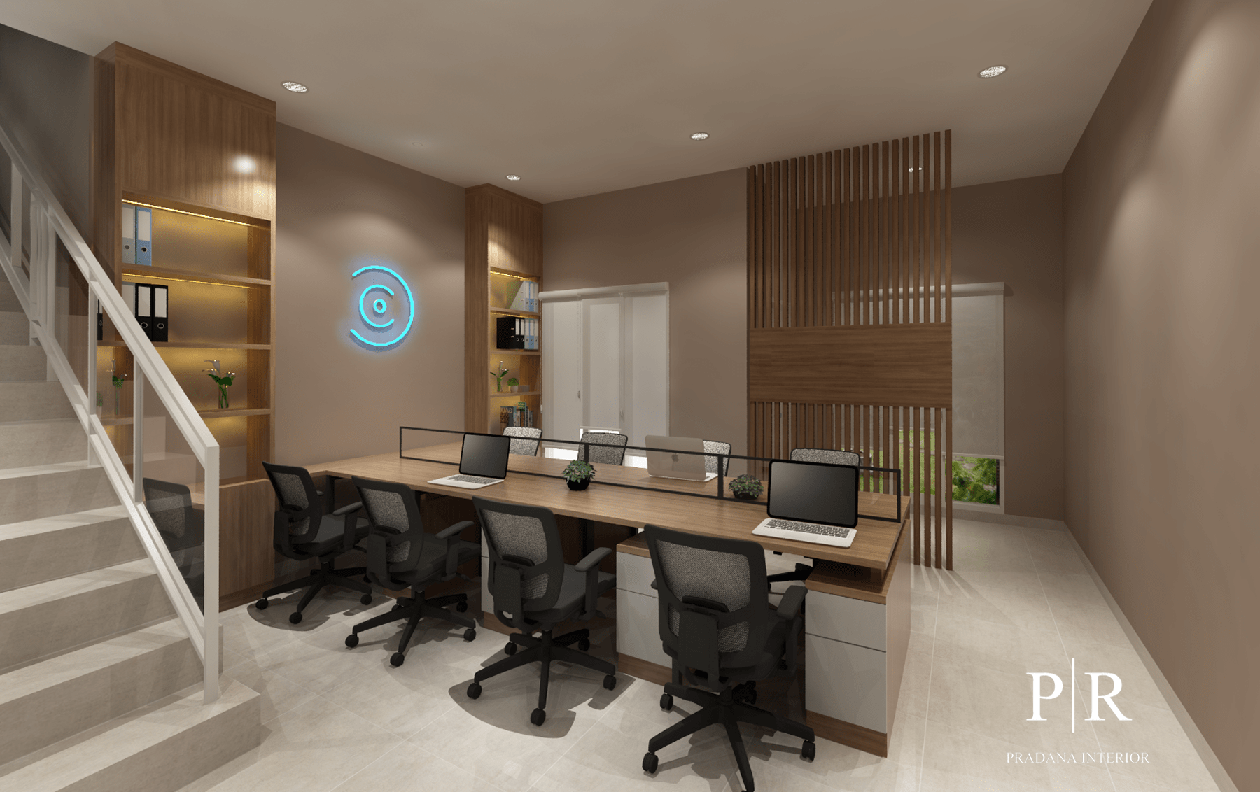 Desain Interior Kantor Minimalis Modern Pradana Interior