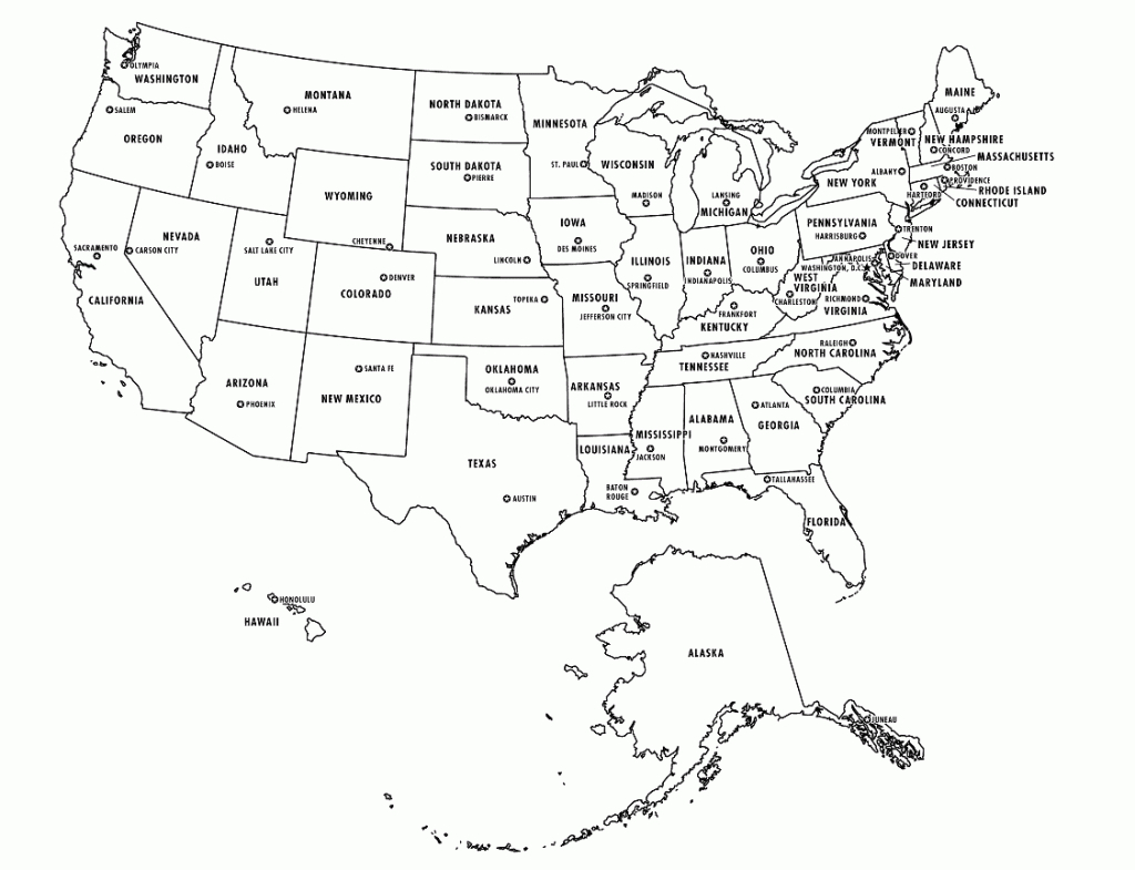 Printable Blank Us Map With State Outlines Clipart Best Blank Us Map