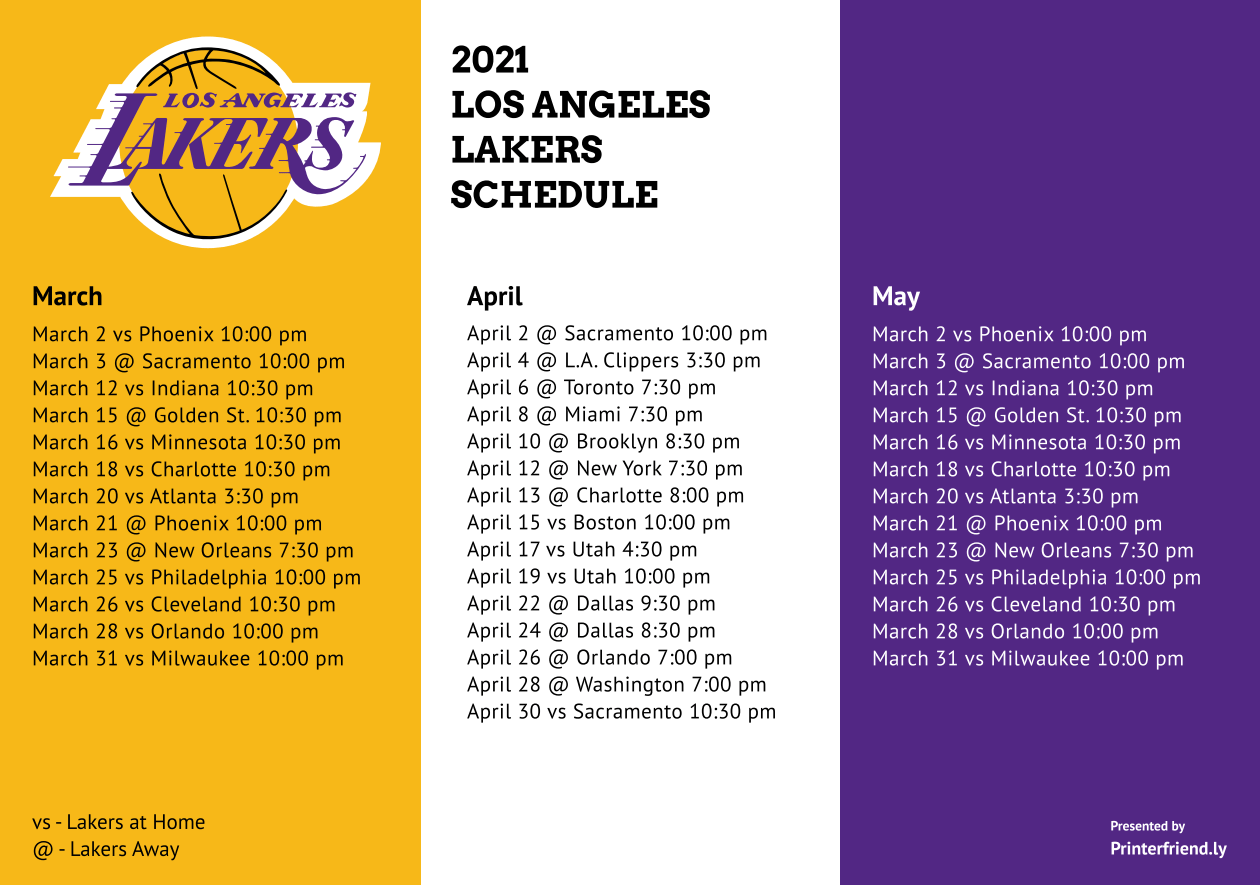 Lakers 2024 And 2024 Schedule Season Chargers Schedule 2024