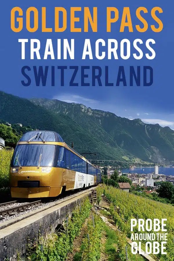 Panoramic Golden Pass Train Route Through Switzerland