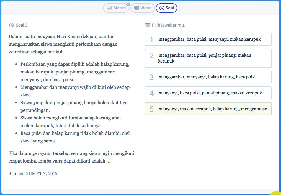 Yuk Kerjakan Contoh Soal Tpa Penalaran Analitik Ini Agar Sukses Sbmptn