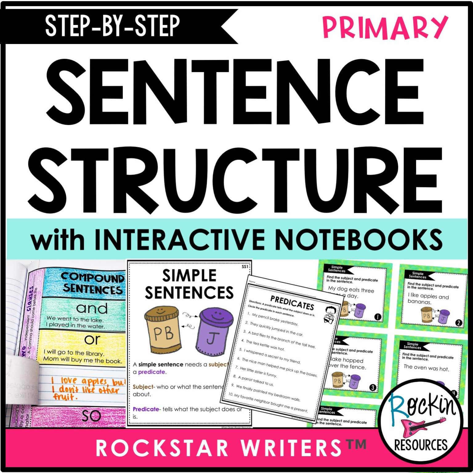 Primary Sentence Structure Rockin Resources