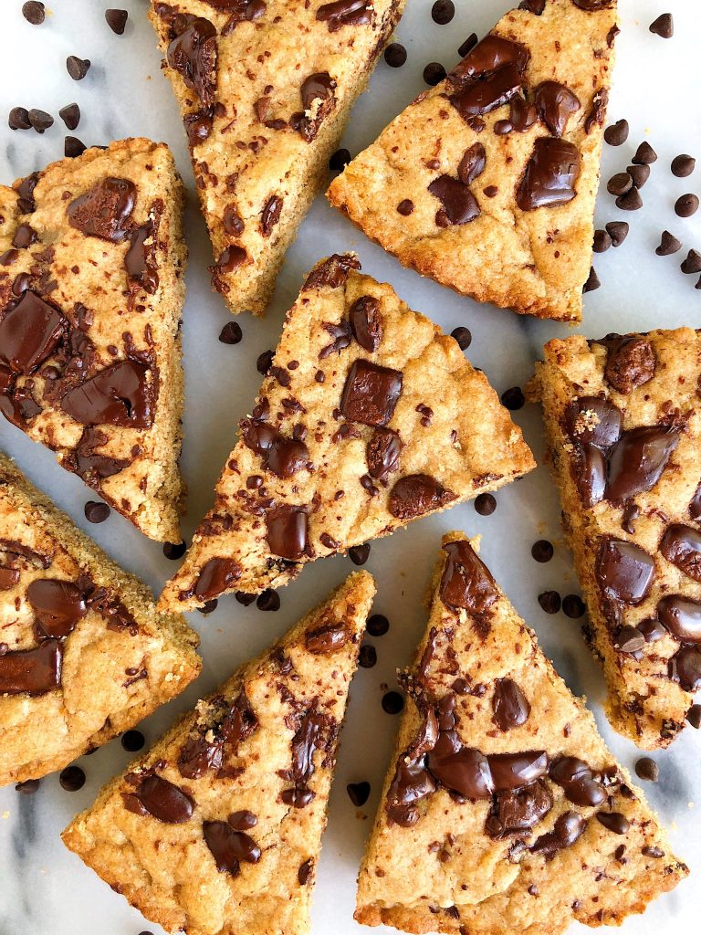 Doughy Chocolate Chip Cookie Pizza With Collagen Peptides